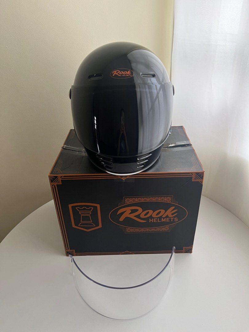 Rook V152 Gloss Black Smoke, Motorbikes, Motorbike Parts & Accessories ...