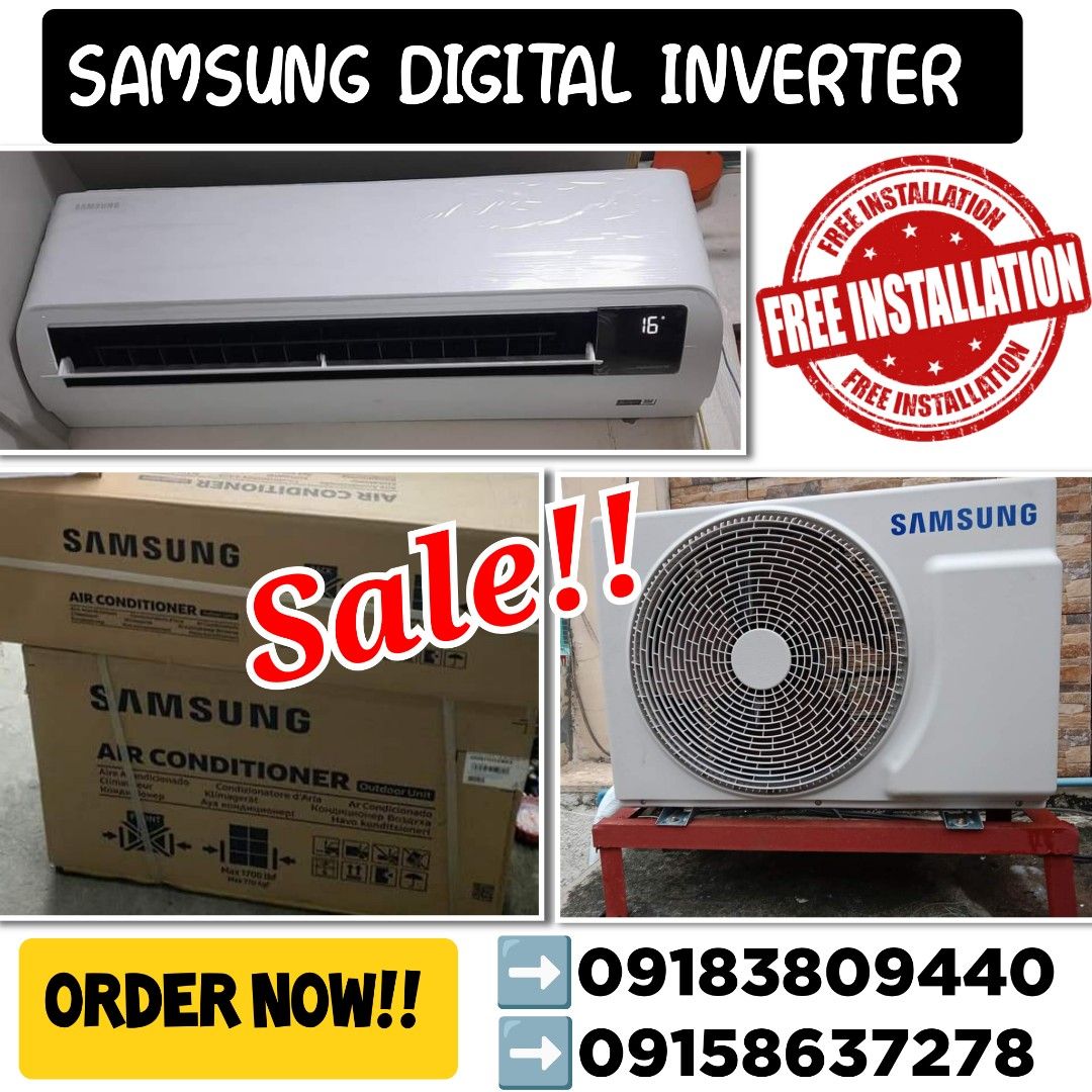 Samsung Digital Inverter Split Type Aircon Tv And Home Appliances Air