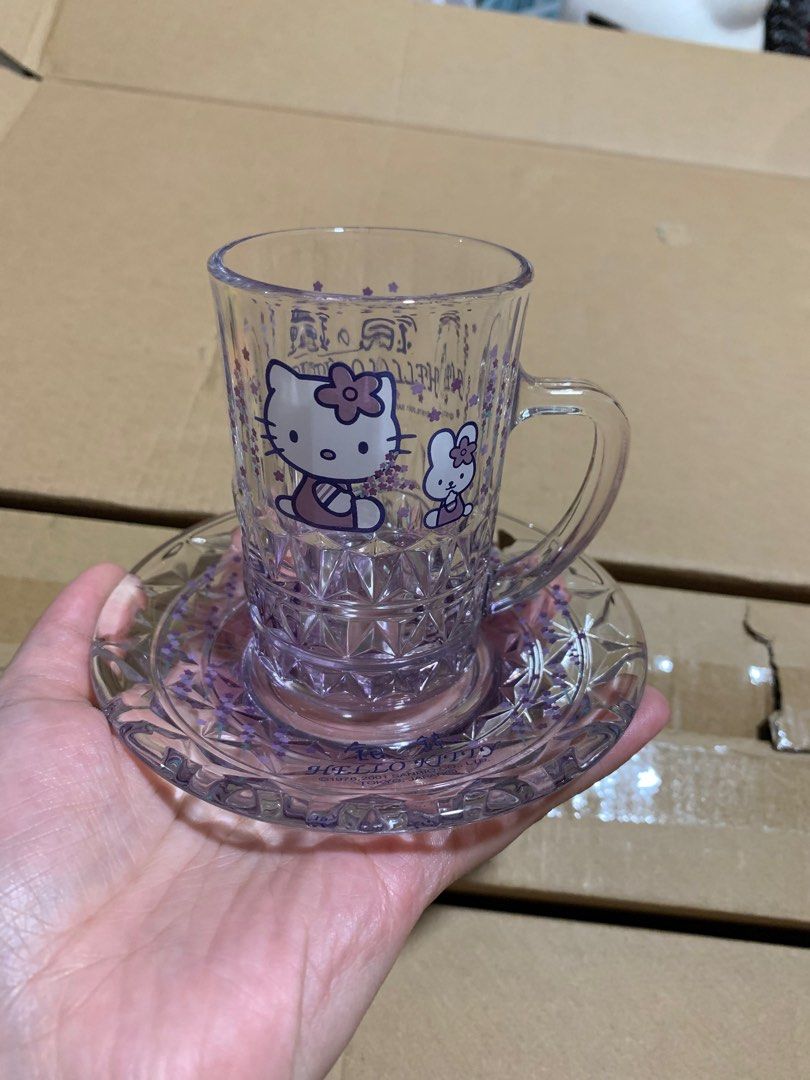 Sanrio: Hello Kitty Lavender Tea Set on Carousell