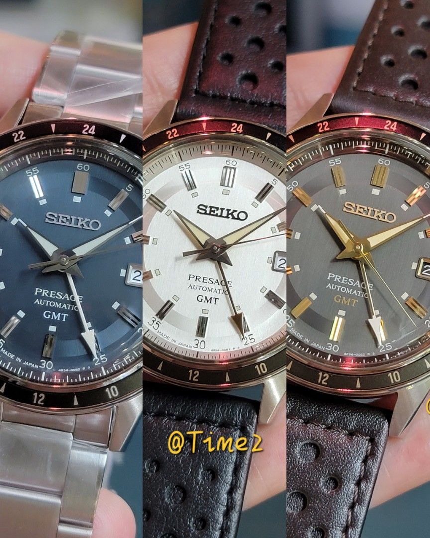 Seiko Presage Style 60's GMT SSK009J1 SSK009 SSK011J1 SSK011 SSK013J1 ...