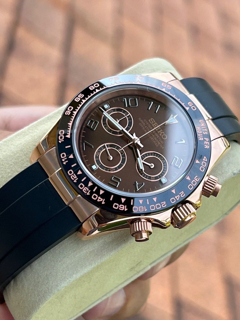 Seitona Seiko Seikolex Daytona, Men's Fashion, Watches & Accessories ...