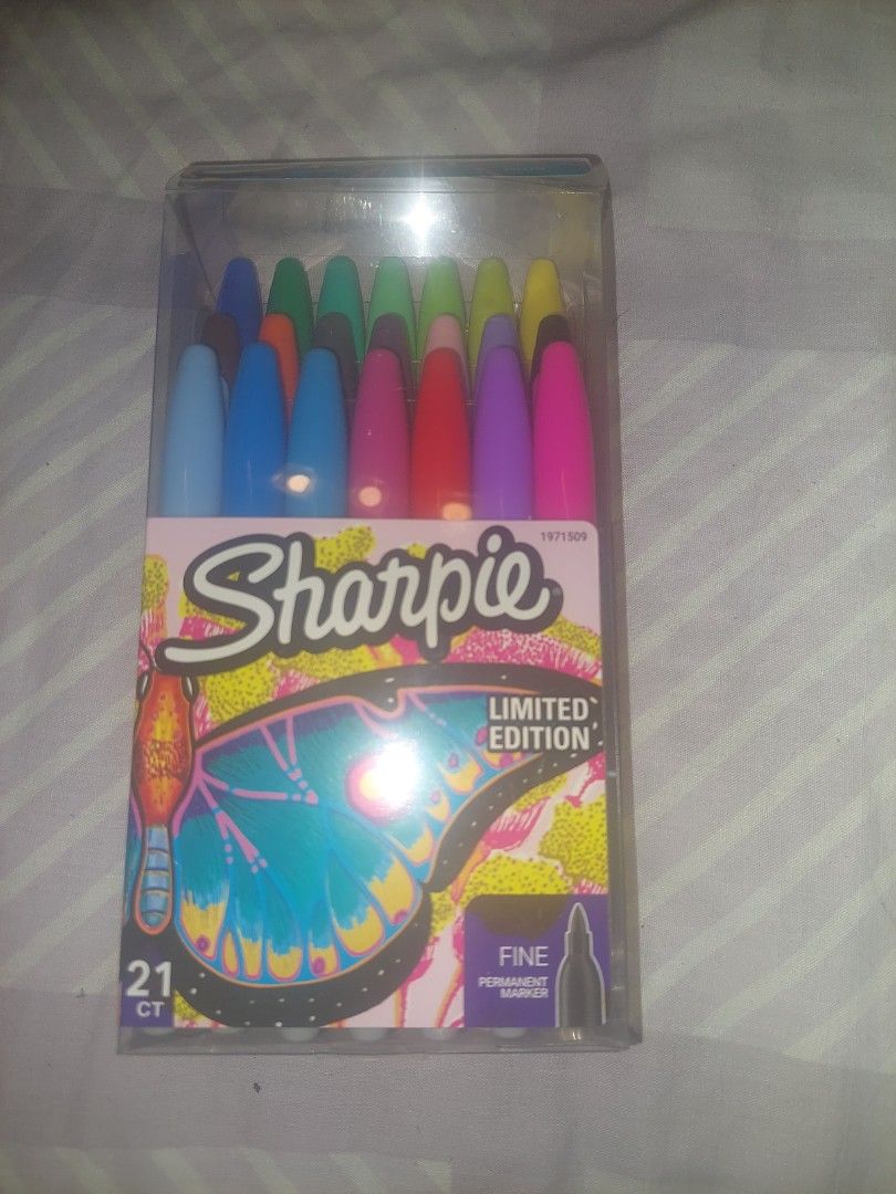 Sharpie Marker Pen Set Limited Edition 21 Colours, Hobbies & Toys ...
