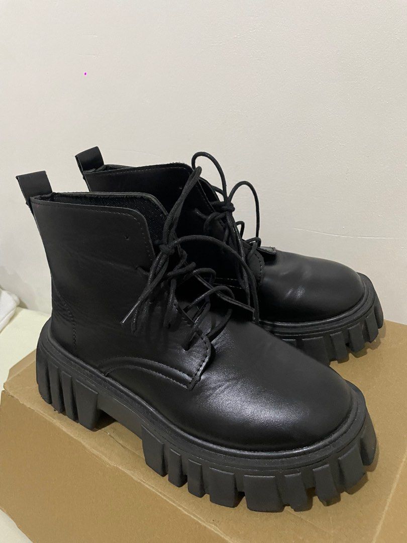 Shein platform boots, Men's Fashion, Footwear, Boots on Carousell