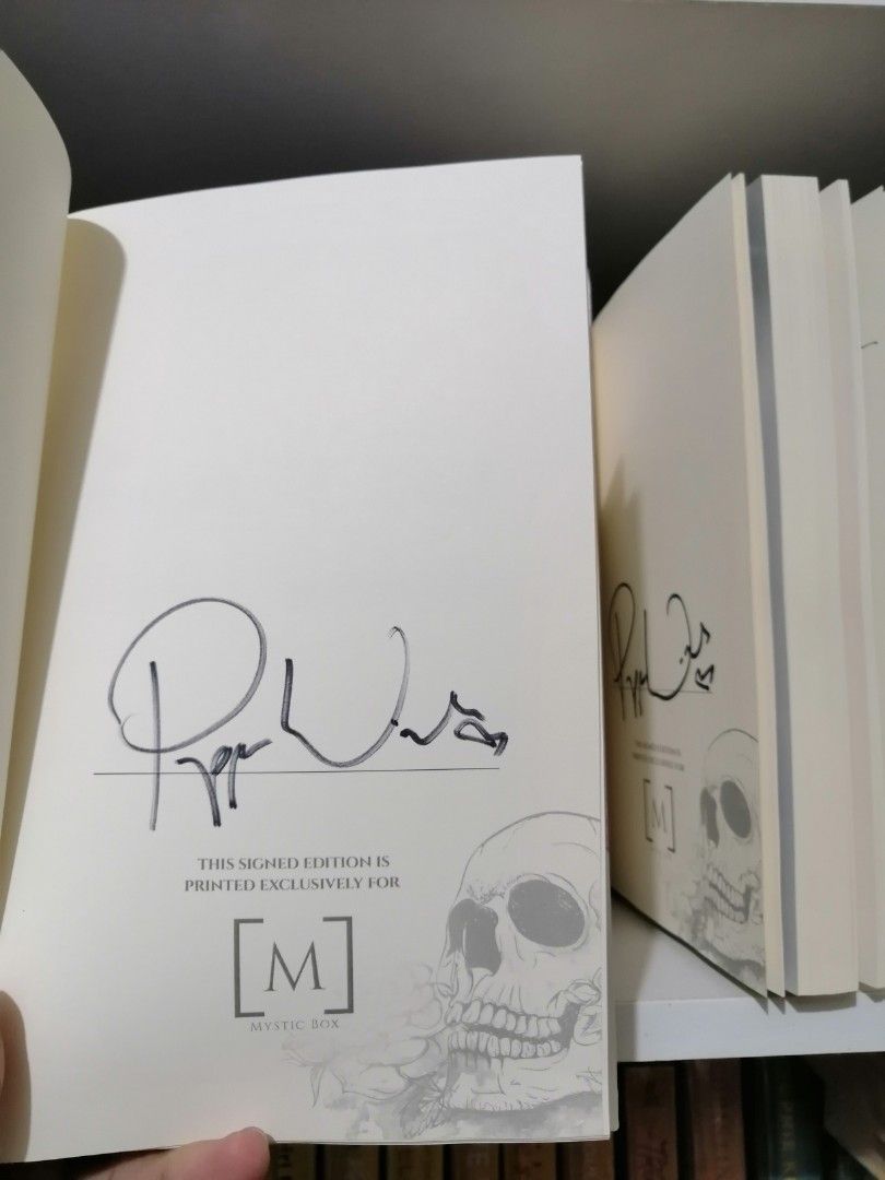 [Signed Copies] Monsters in the Dark duology by Pepper Winters on Carousell
