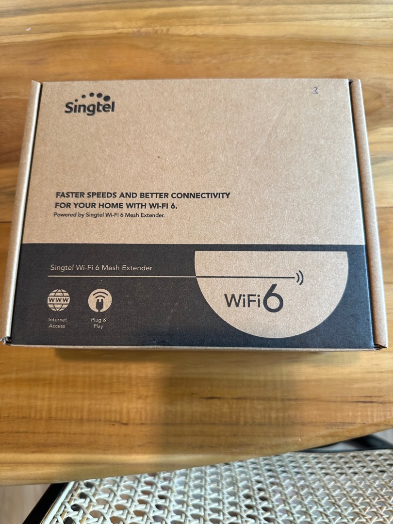 Singtel Wi-Fi 6 Mesh Extender, Computers & Tech, Parts & Accessories ...
