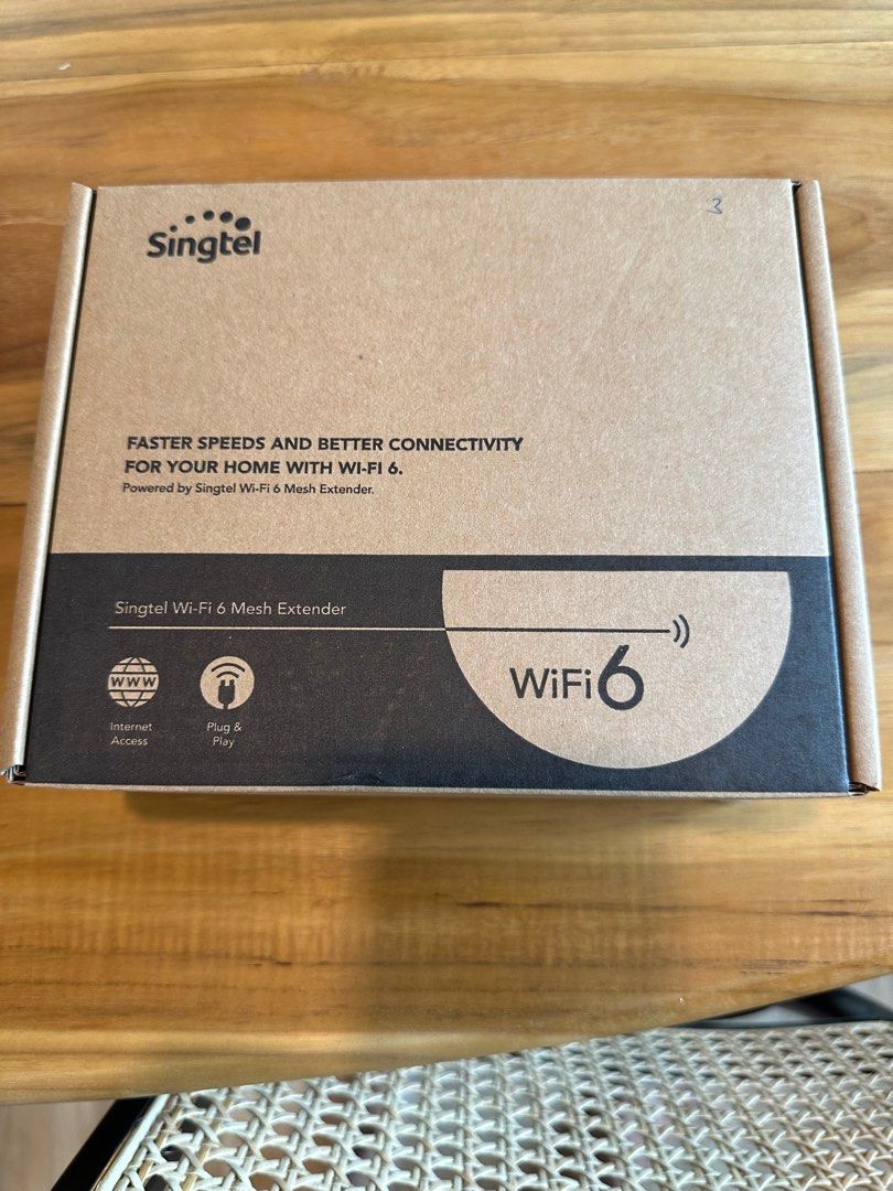Singtel Wi-Fi 6 Mesh Extender, Computers & Tech, Parts & Accessories ...