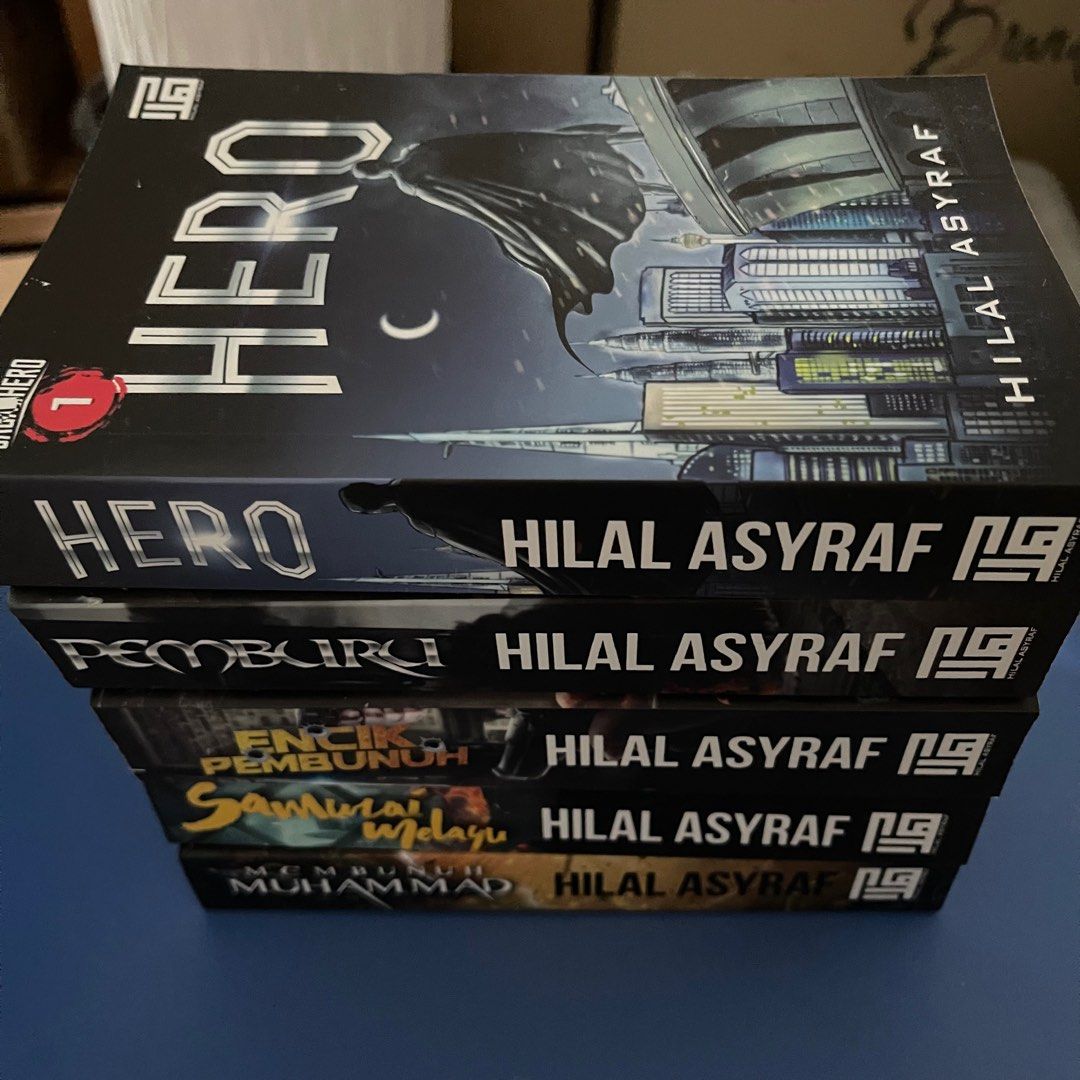 Siri Saga Hero ( 1 Set 5 Buku ) - Hilal Asyraf, Hobbies & Toys, Books ...