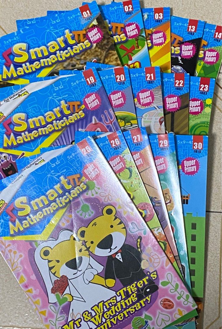 15 books of Smart Mathematicians Upper primary, Hobbies & Toys, Books ...