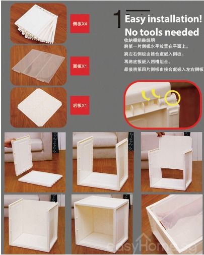 Smart Storage Box SSB Stackable Cabinet Kitchen Rack Bathroom Shelf ...