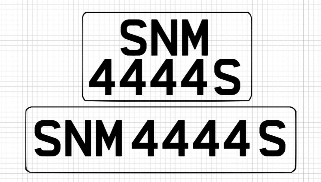 SNM4444S golden number, lucky number Huat 4444, Car Accessories, Car ...