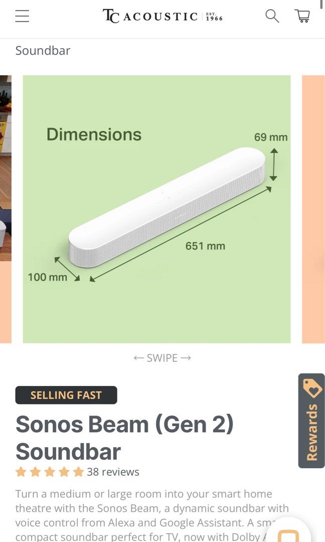 Sonos Beam Smart TV Soundbar Dimensions Drawings, 43% OFF