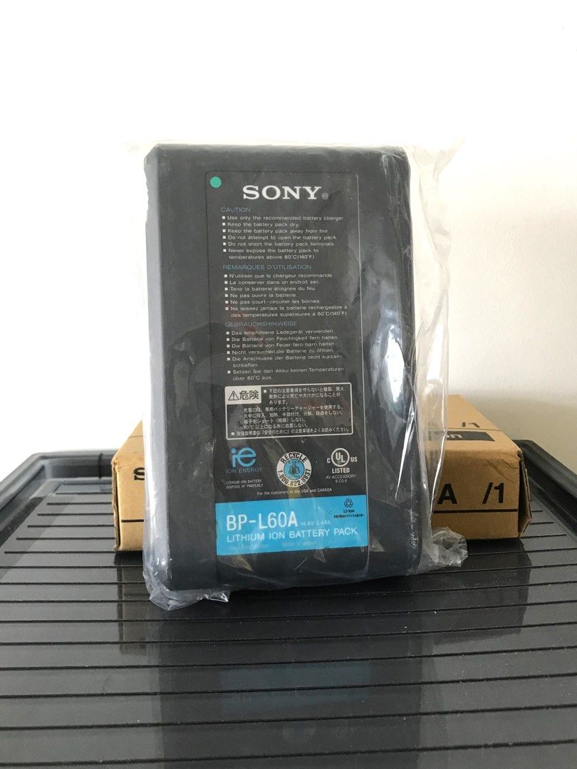 Sony Original v mount Battery BP-L60A, Photography, Video Cameras on ...