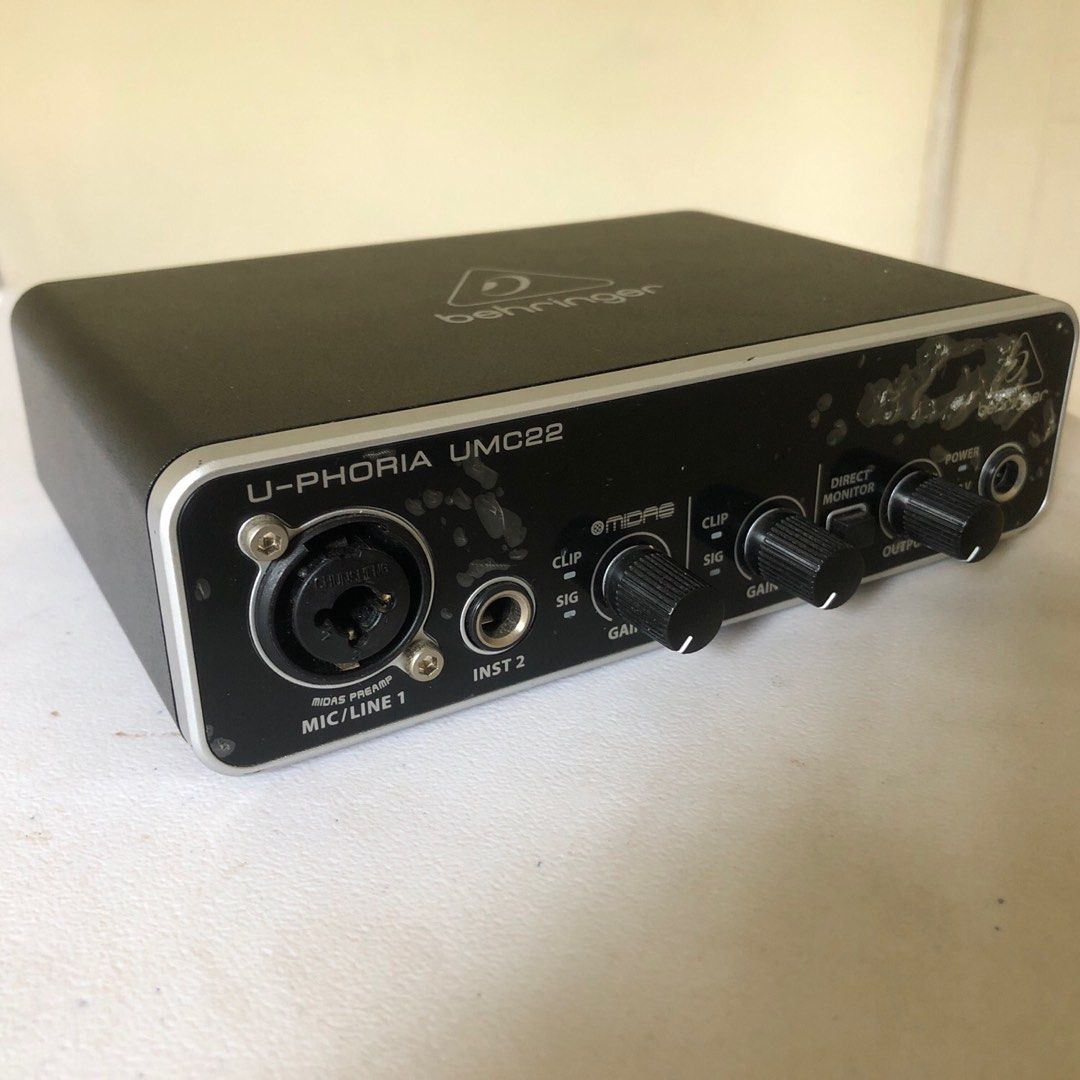 Soundcard BEHRINGER U-PHORIA UMC22, Elektronik, Audio di Carousell