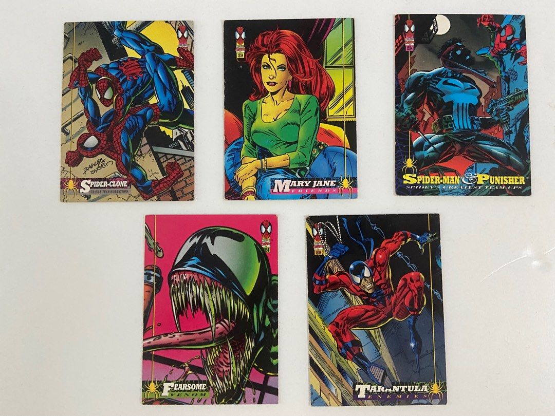 Spider-man card蜘蛛俠咭, 興趣及遊戲, 收藏品及紀念品, 郵票及印刷品 - Carousell