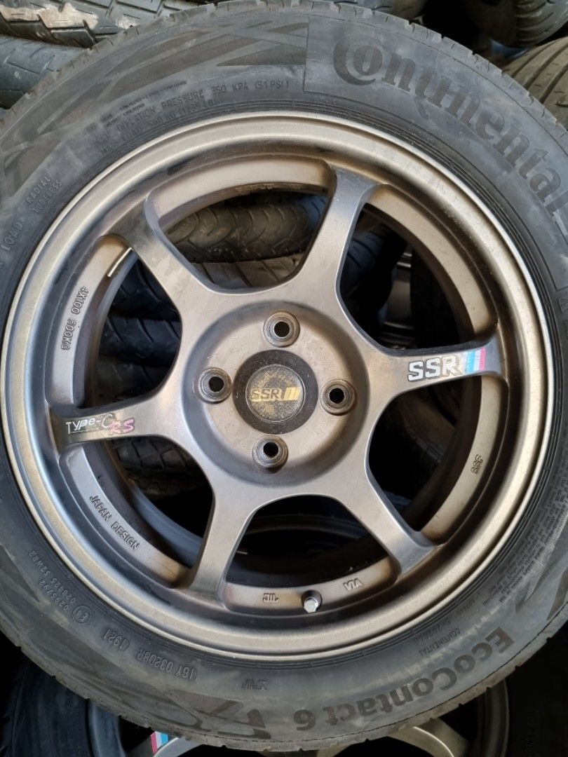 SSR 15 inch rim (4x100), Car Accessories, Tyres & Rims on Carousell