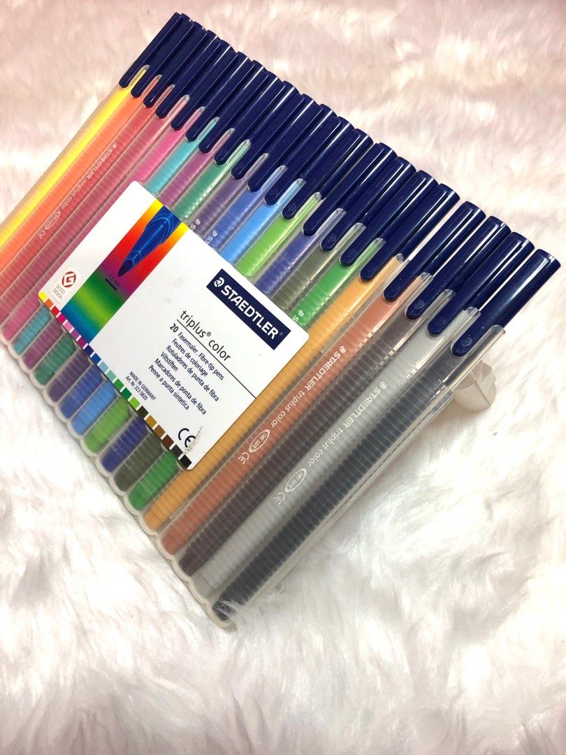 Staedtler Triplus color Fiber Tip Pen, Hobbies & Toys, Stationary ...