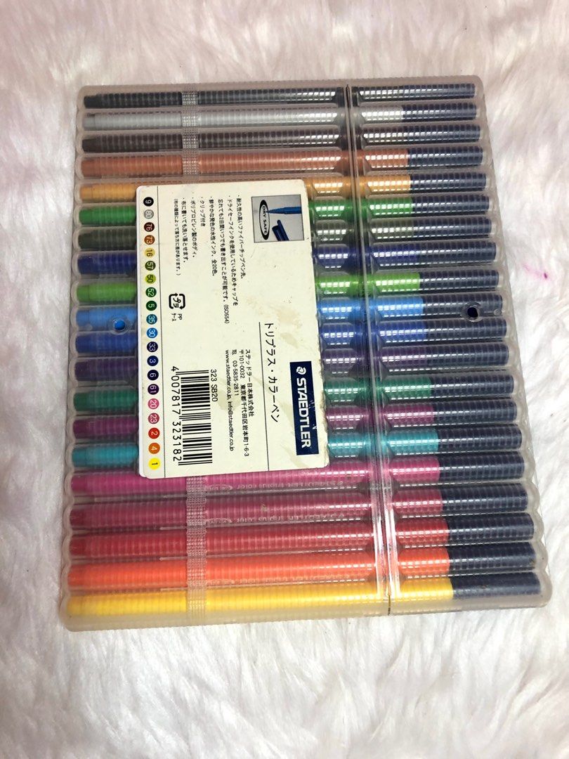 Staedtler Triplus color Fiber Tip Pen, Hobbies & Toys, Stationary ...