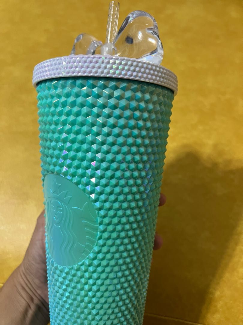 Starbucks 24oz Tiffany blue Cold cup, Furniture & Home Living ...