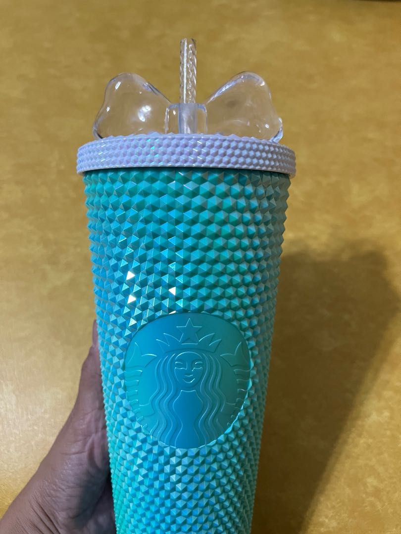 Starbucks 24oz Tiffany blue Cold cup, Furniture & Home Living ...