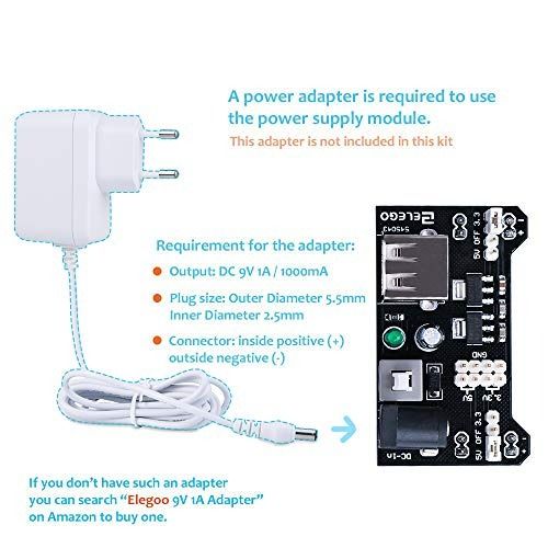 [Stockist.SG] ELEGOO Electronic Fun Kit Breadboard Cable Resistor ...