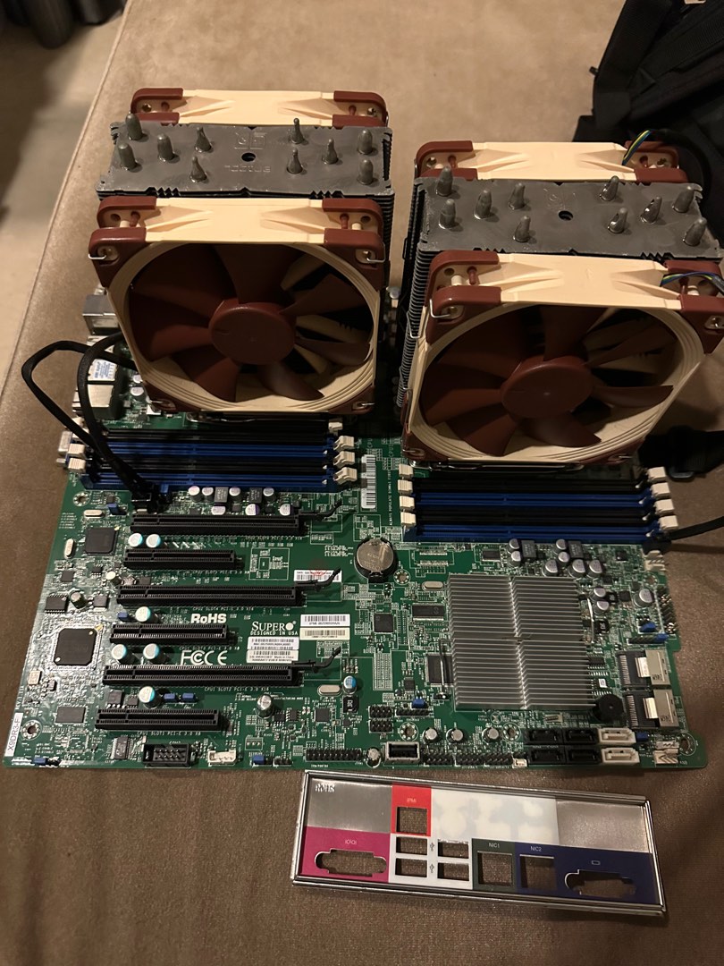 Supermicro sever motherboard X9DR3-F, Computers & Tech, Parts ...