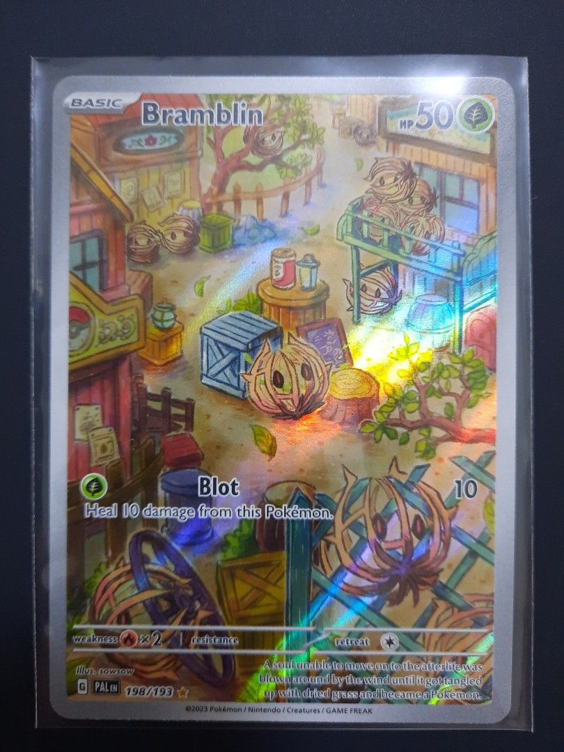 SV02 Paldea Evolved - Bramblin Illustration Rare 198/193, Hobbies ...