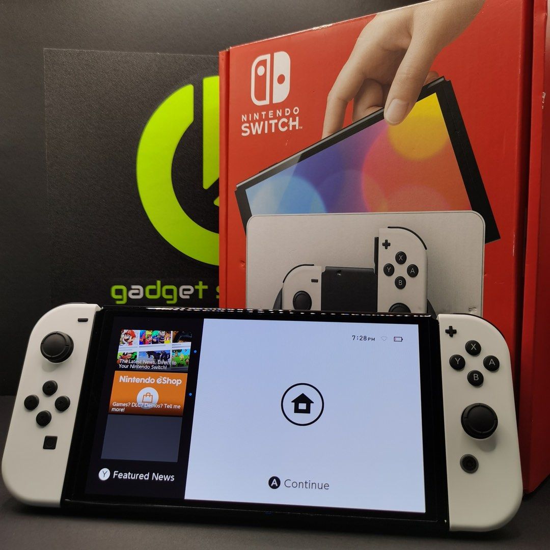 Switch Oled Full Box Like New, Video Gaming, Video Game Consoles ...