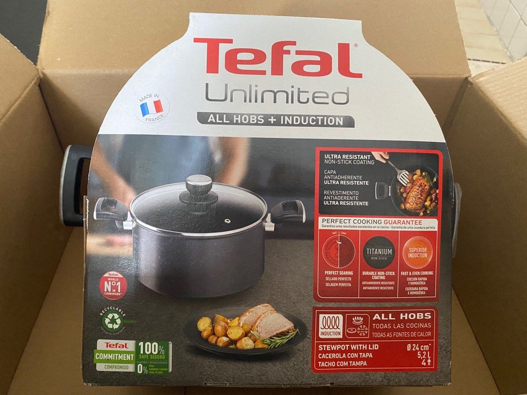 Tefal stewpot pot 24cm (diameter), Furniture & Home Living, Kitchenware ...