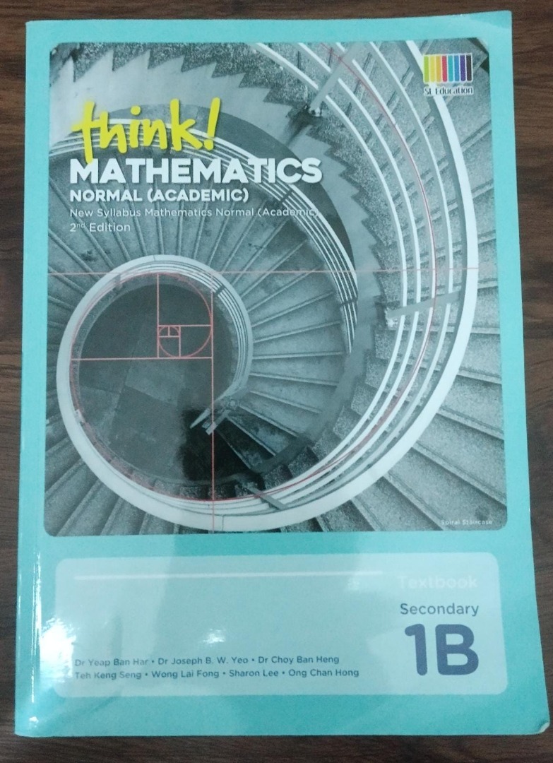 Think! Mathematics Secondary Textbook 1B (Print & Digital Bundle ...