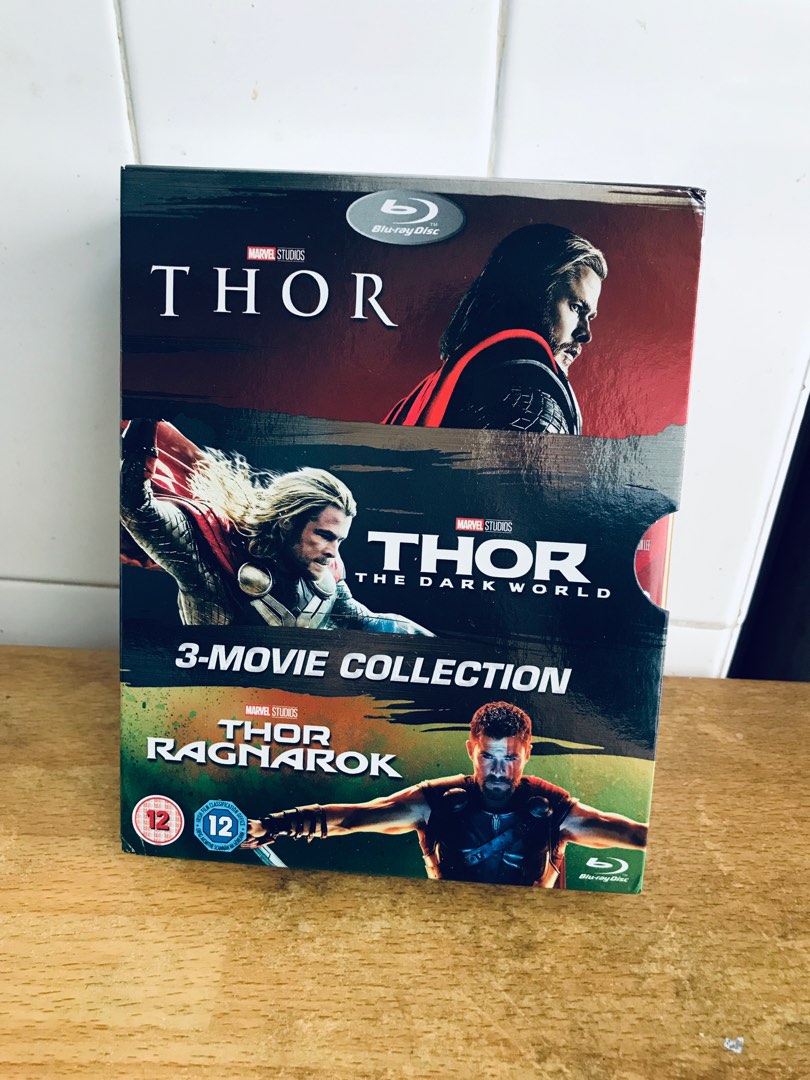 Thor- The 3-movie boxed set- Original and genuine Blu ray from USA ...