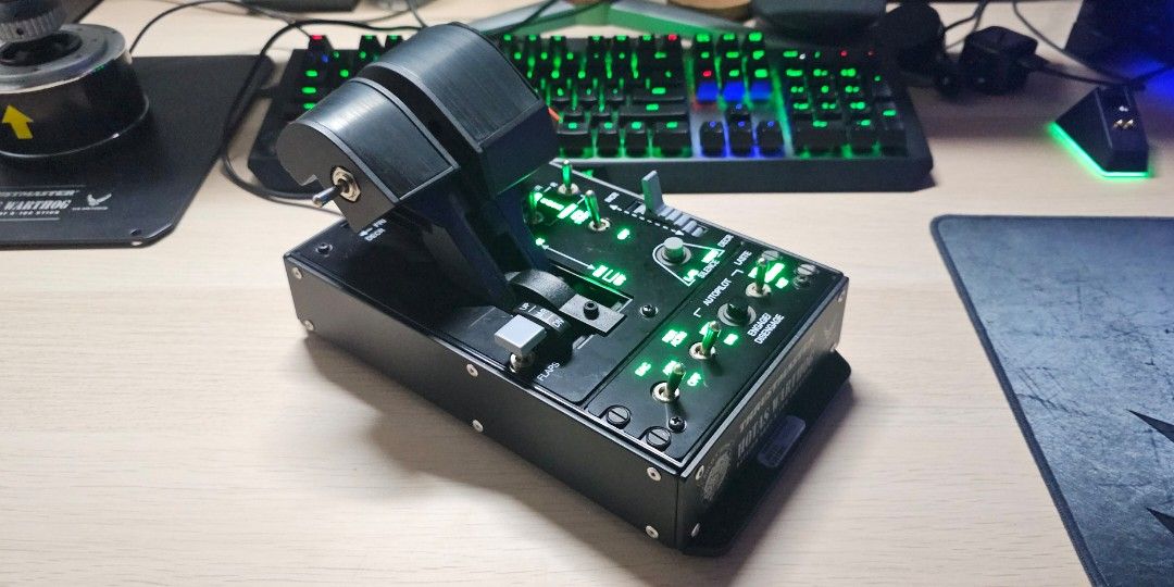 Thrustmaster A10 warhog throttle, Video Gaming, Gaming Accessories ...