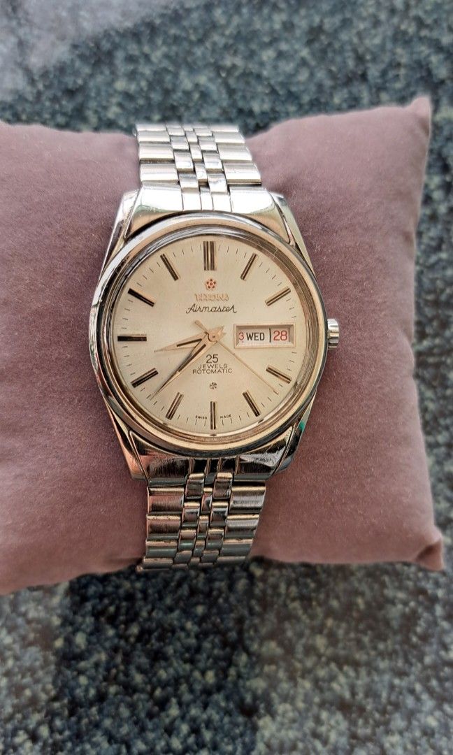 TITONI AIRMASTER 25 JEWEL ROTOMATIC VINTAGE WATCH, Luxury, Watches on ...