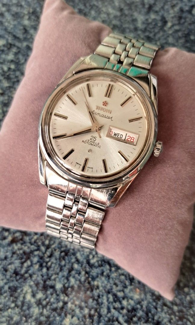 TITONI AIRMASTER 25 JEWEL ROTOMATIC VINTAGE WATCH, Luxury, Watches on ...