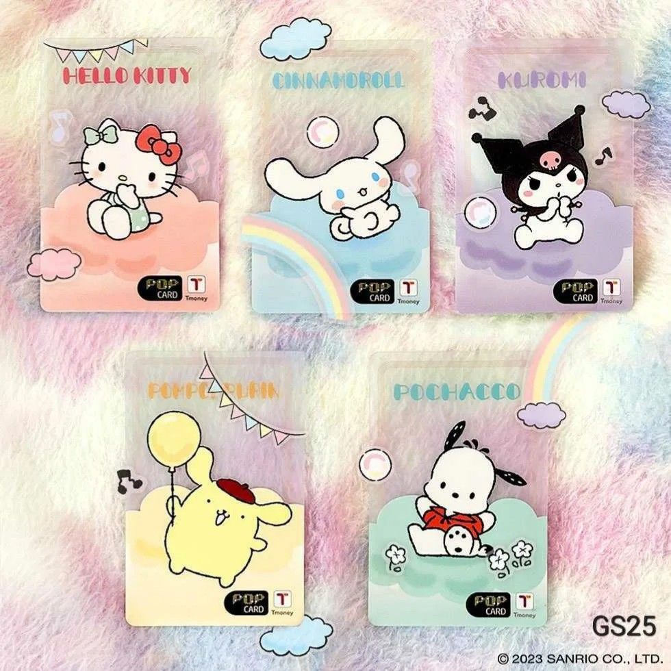 韓國限定 SANRIO T-money 交通卡 (tmoney), 預購 - Carousell
