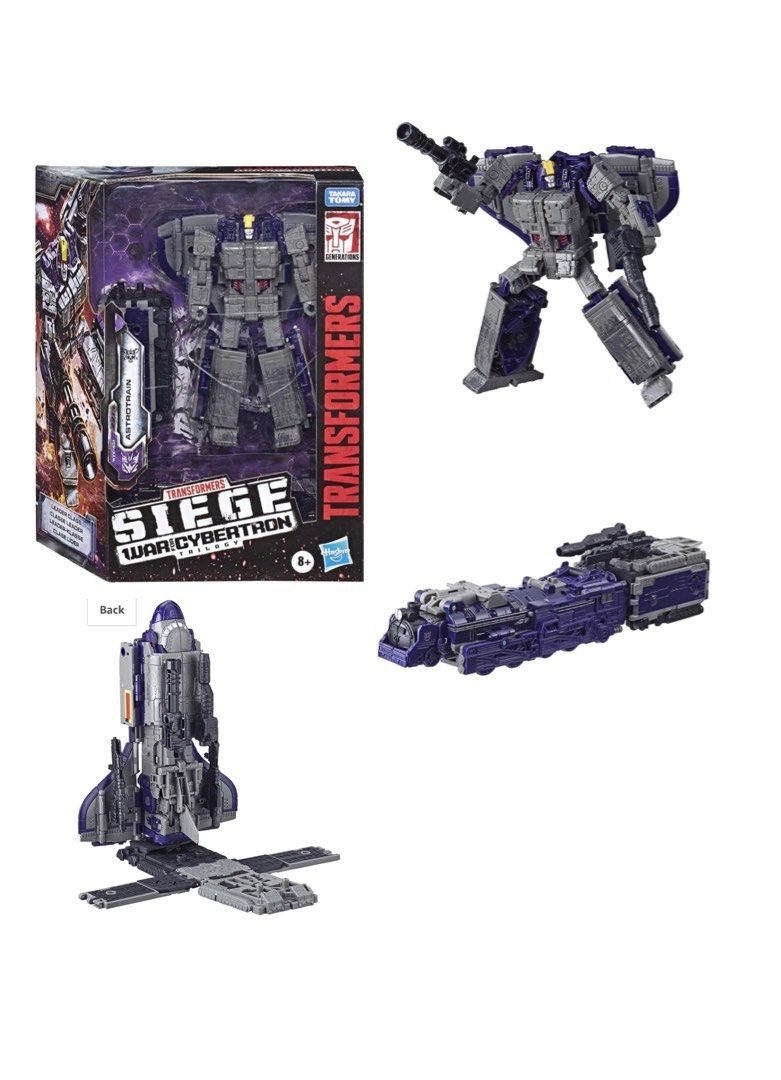 Transformers Siege War For Cybertron a) Optimus Prime, b) Astrotrain, c ...