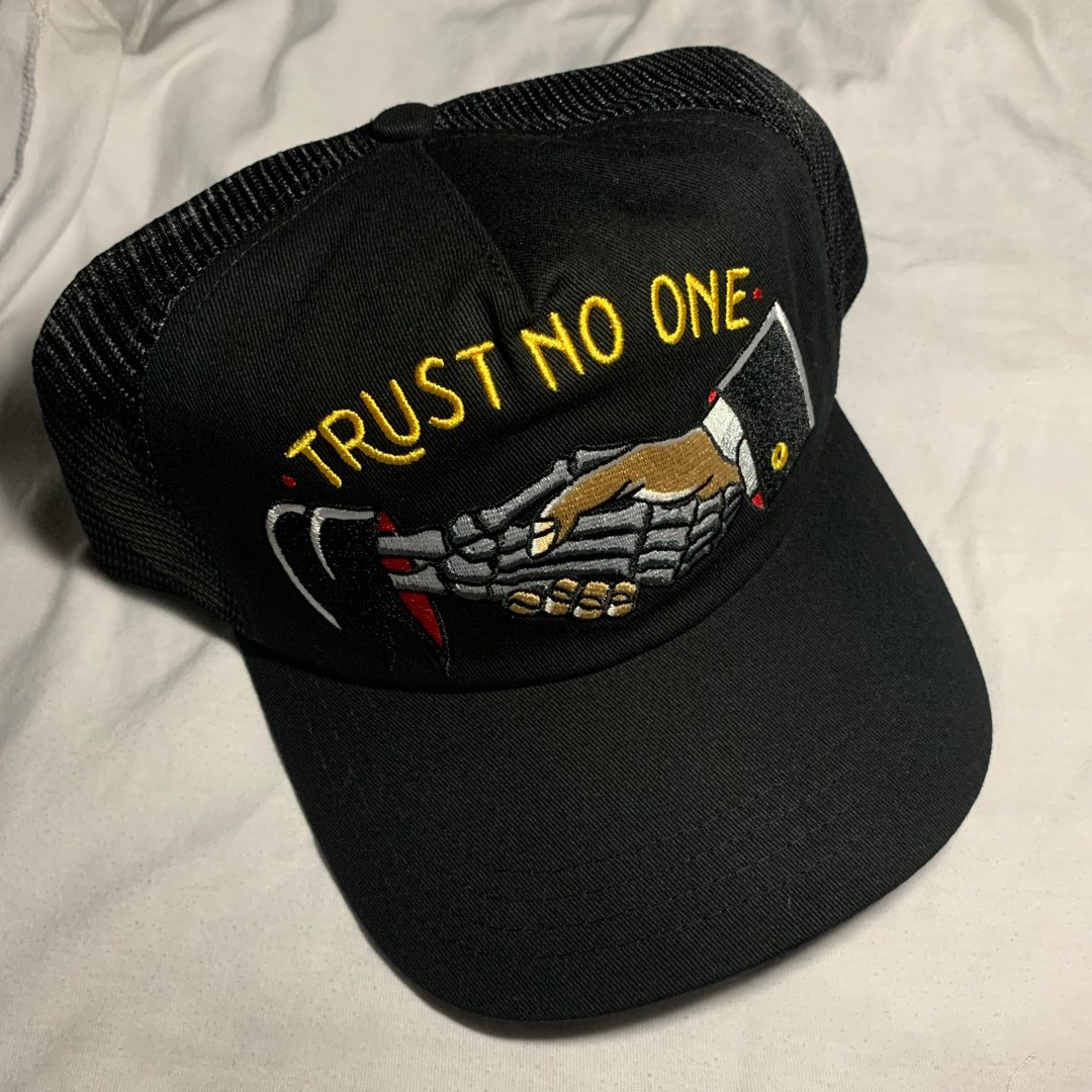 Trust no one trucker cap on Carousell