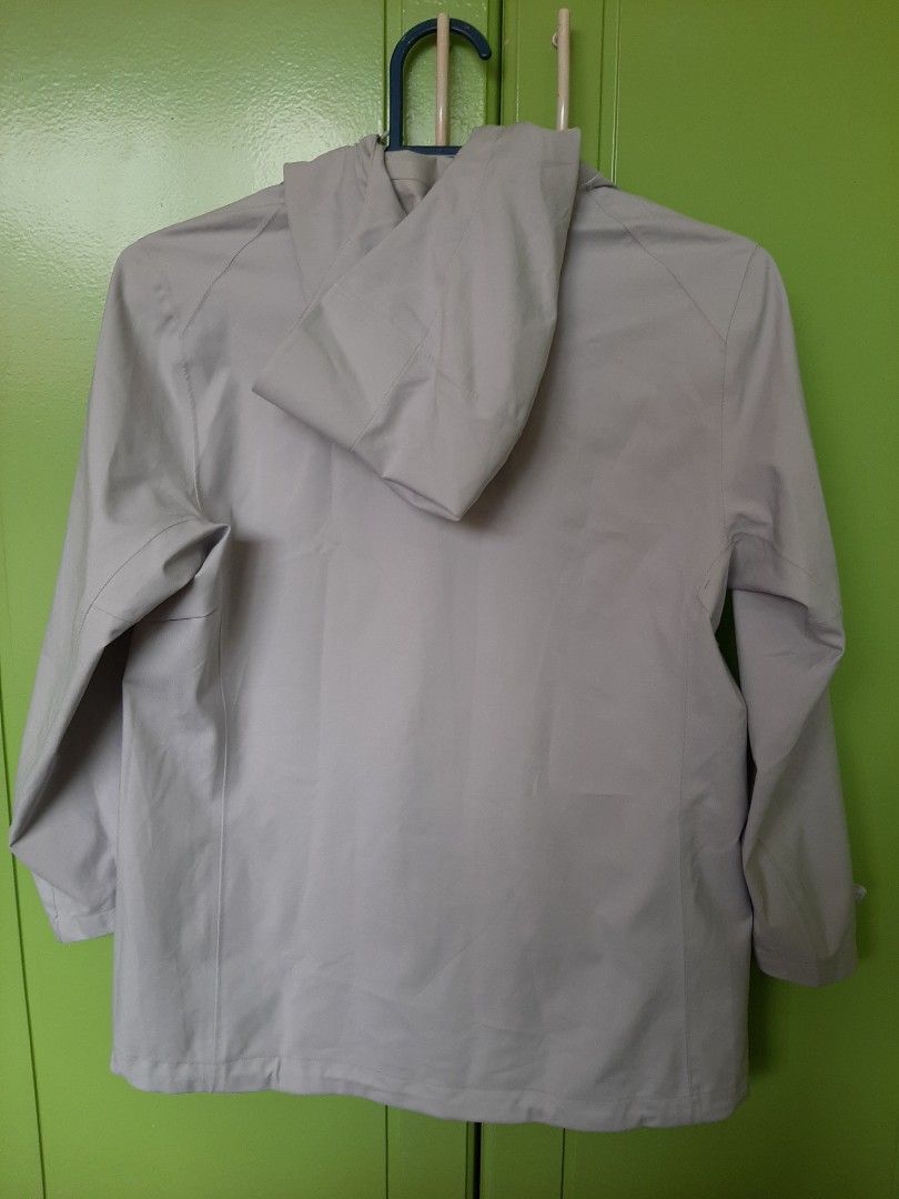 UNIQLO Blocktech Rain Jacket Parka Grey, Women's Fashion, Coats ...