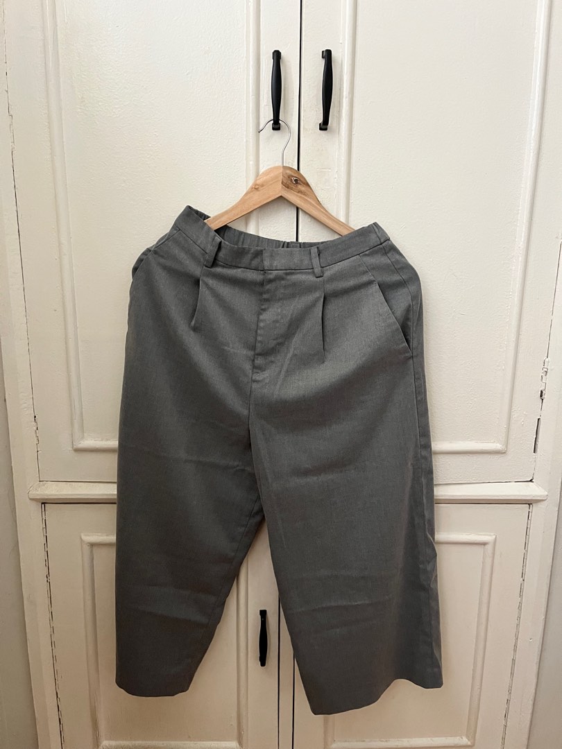 Uniqlo Grey Culottes, Women's Fashion, Dresses & Sets, Sets or ...