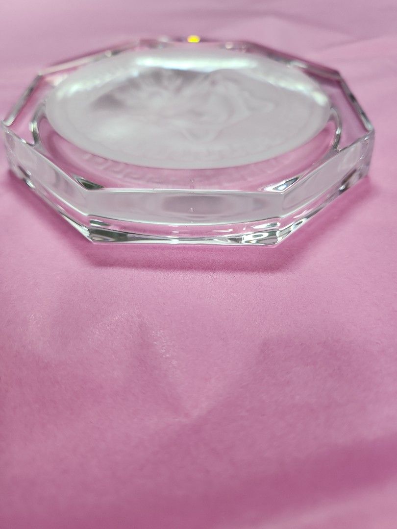 Versace Crystal Glass Coaster, Furniture & Home Living, Home Decor ...