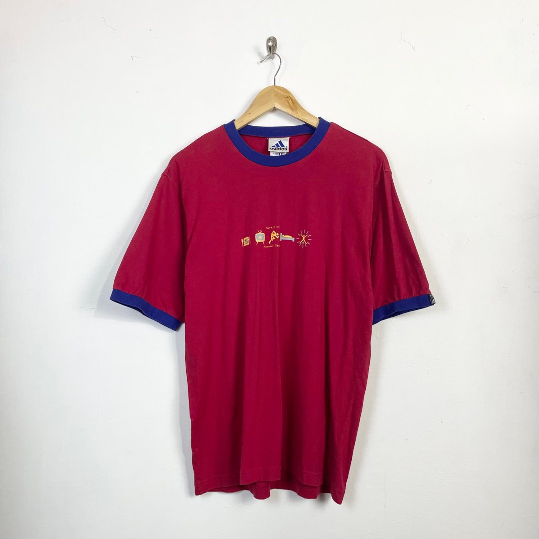 Vintage Adidas Ringer Tee, Men's Fashion, Tops & Sets, Tshirts & Polo ...