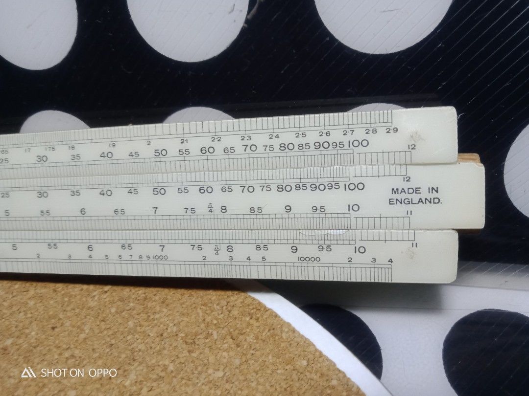 Vintage And Collectible UNIQUE LOG LOG SLIDE RULE Made In England on ...