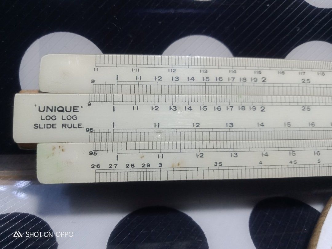 Vintage And Collectible UNIQUE LOG LOG SLIDE RULE Made In England on ...