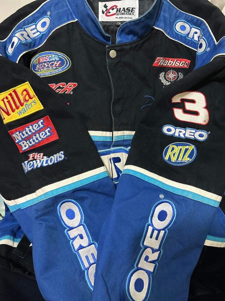 Vintage Oreo Nascar Racing Jacket by Chase Authentics on Carousell