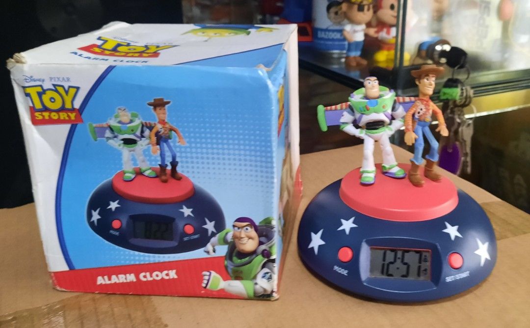 Vintage Toy Story Woody Buzz Light Year Clock, Hobbies & Toys, Toys ...