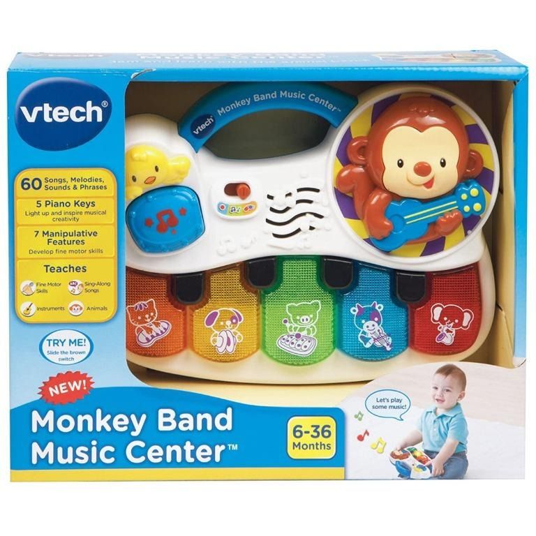 Vtech Monkey Band Music Center, Babies & Kids, Infant Playtime on Carousell