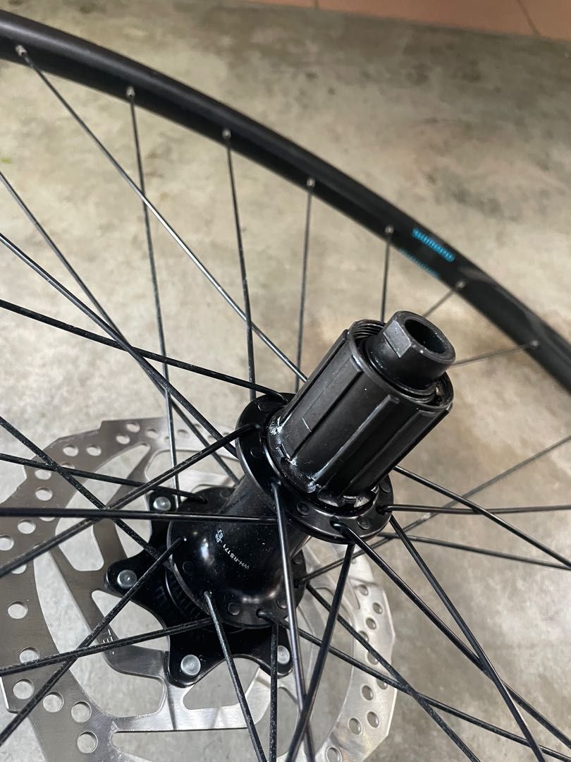 Wheelset 700c disc brake Shimano, Sports Equipment, Bicycles & Parts ...