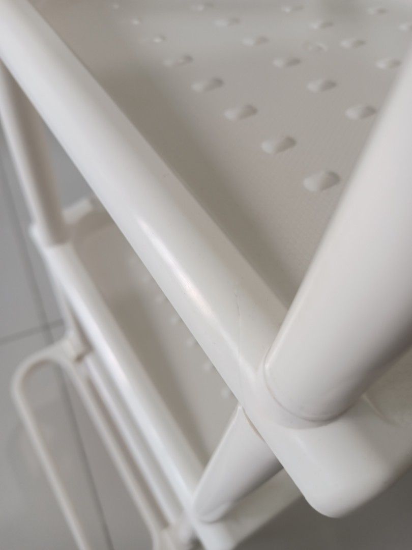 White 4 Tier Standalone Shoe Rack, Furniture & Home Living, Furniture ...