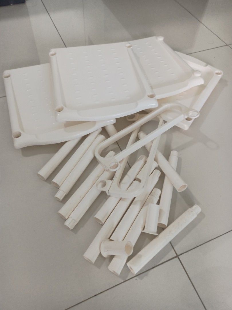 White 4 Tier Standalone Shoe Rack, Furniture & Home Living, Furniture ...