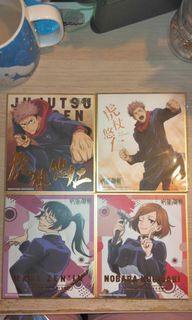 [WTS] jujutsu kaisen jjk status cards choso toge inumaki maki nobata ...