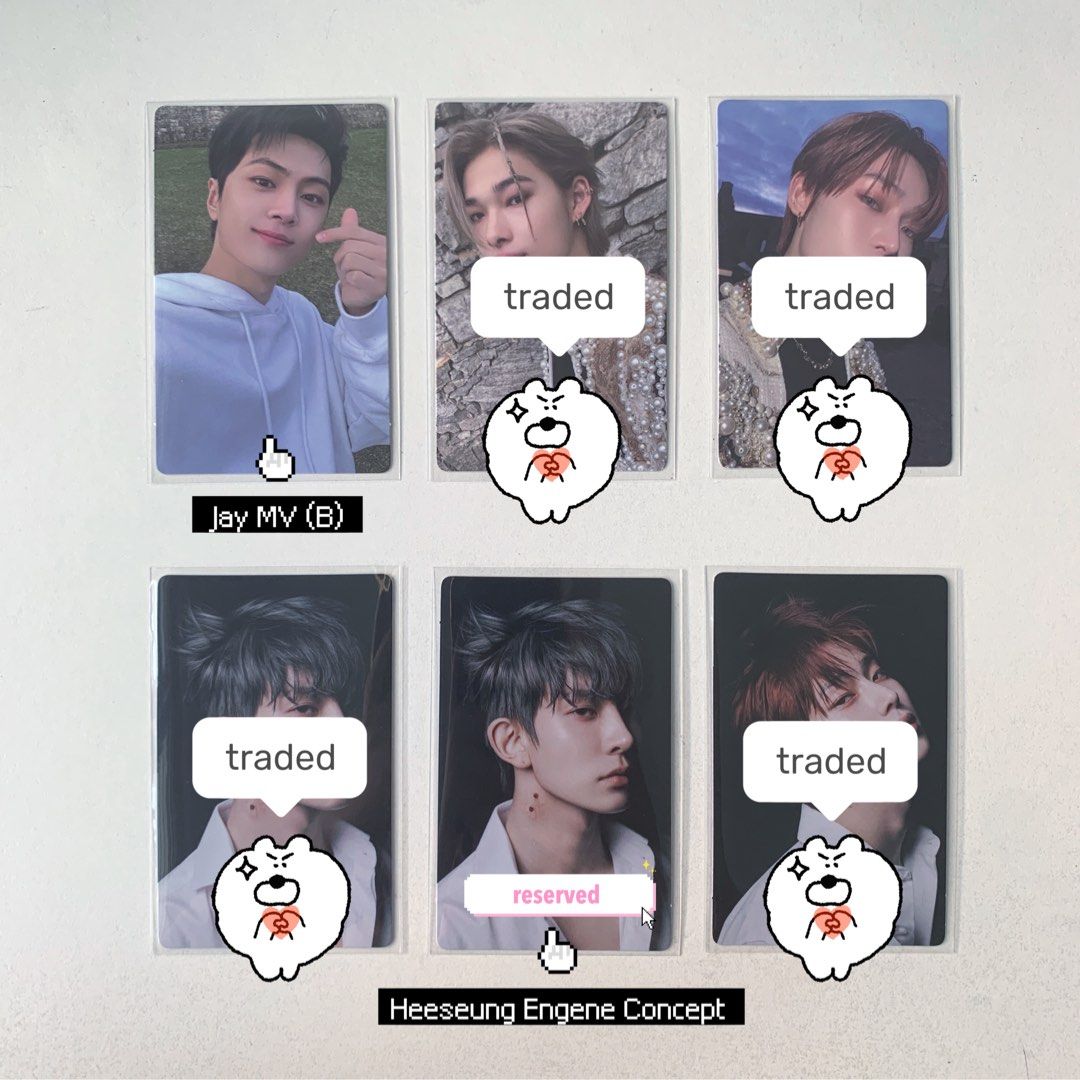 wtt lft Enhypen Dark Blood Engene ver Weverse wvs ver Heeseung Jay ...